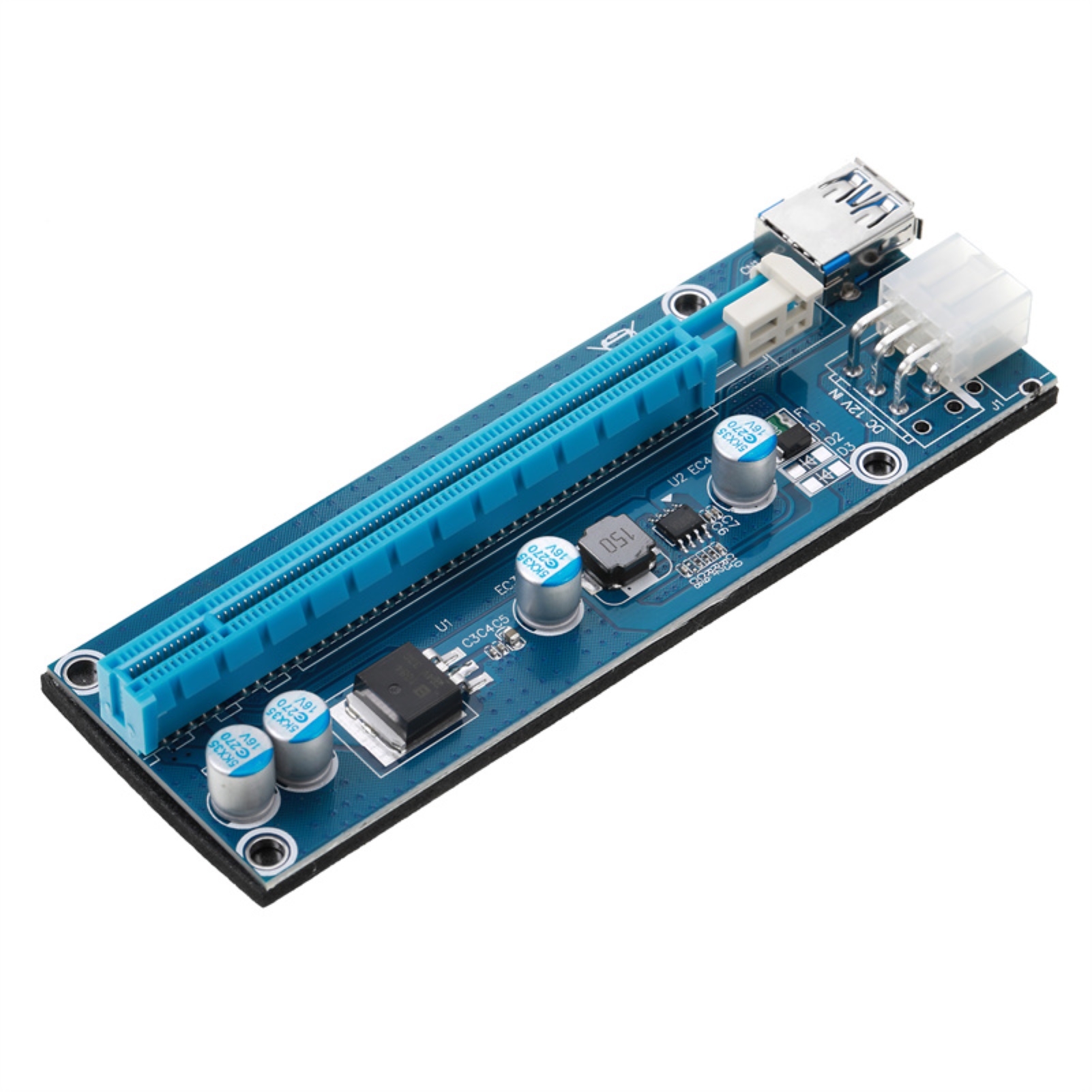 Lomubue VER006C PCI-E Riser Card Universal High Speed Anti-interference ...