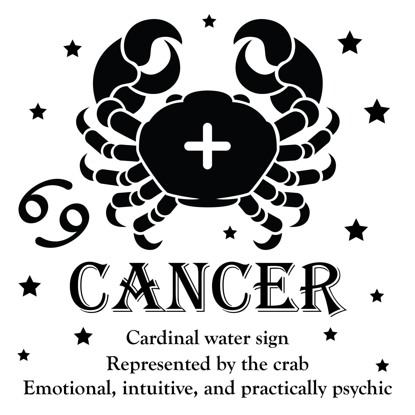 Cardinal Water Sign Represented By The Crab Emotional Intuitive And ...