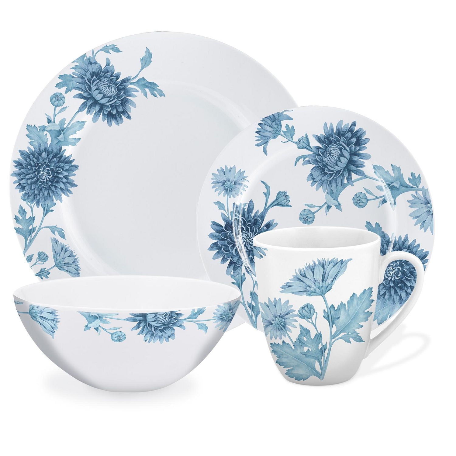 Safdie & Co. Luxury Premium Porcelain Tableware Dishware Dinnerset 16 ...