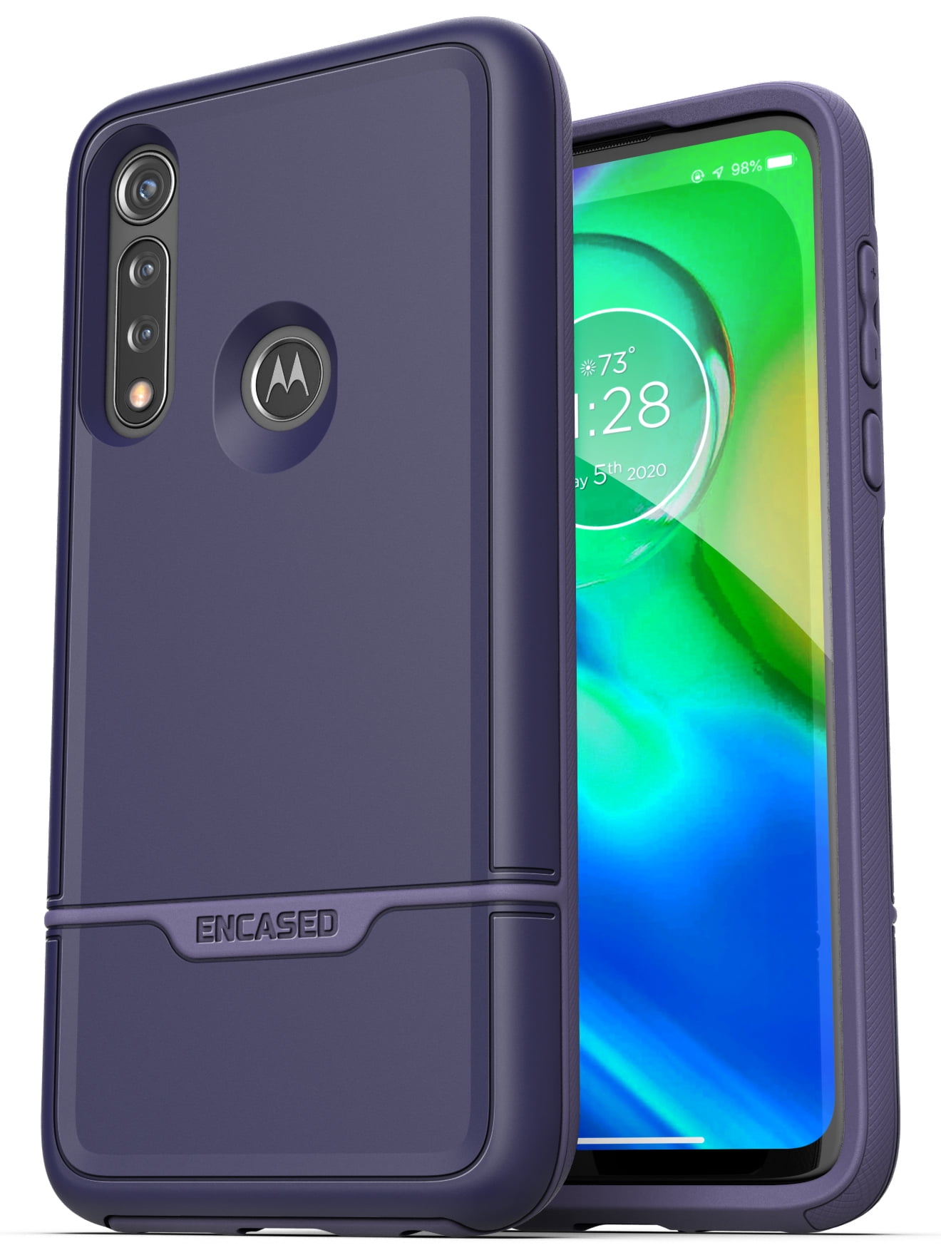 Encased Protective Moto G Power Purple (2020 Rebel Armor) Military ...