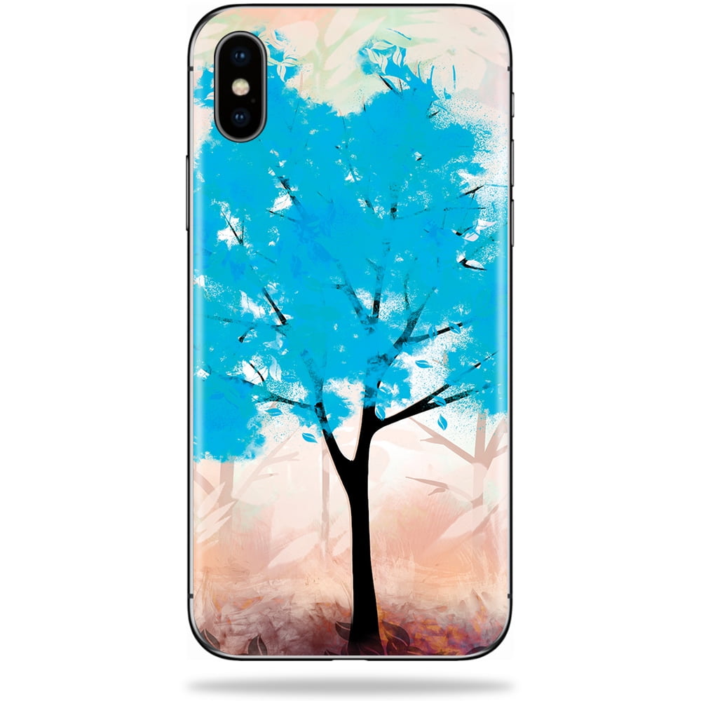 Skin Decal Wrap Compatible With Apple iPhone XS Max Sticker Design Blue ...