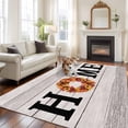 Area Rug for Living Room, Thanksgiving Non-Slip Indoor Ex Large Carpet ...
