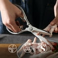 MITSUMOTO SAKARI Kitchen Scissors, 9 inch Japanese Stainless Steel ...