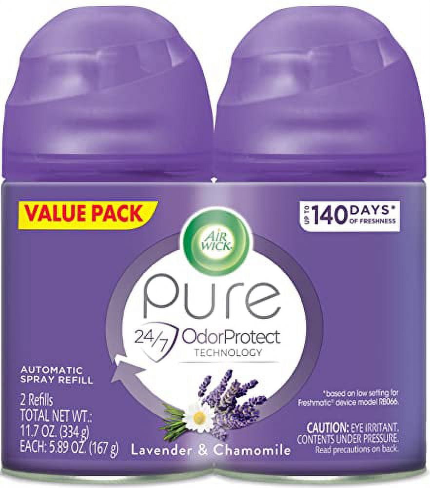 Air Wick Automatic Air Freshener Spray Refill, 2ct, Lavender ...