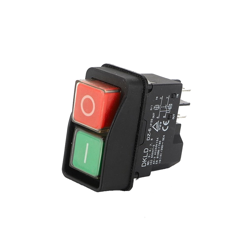Thinsont Push Button DZ6 Overload Protection Electromagnetic switch ...