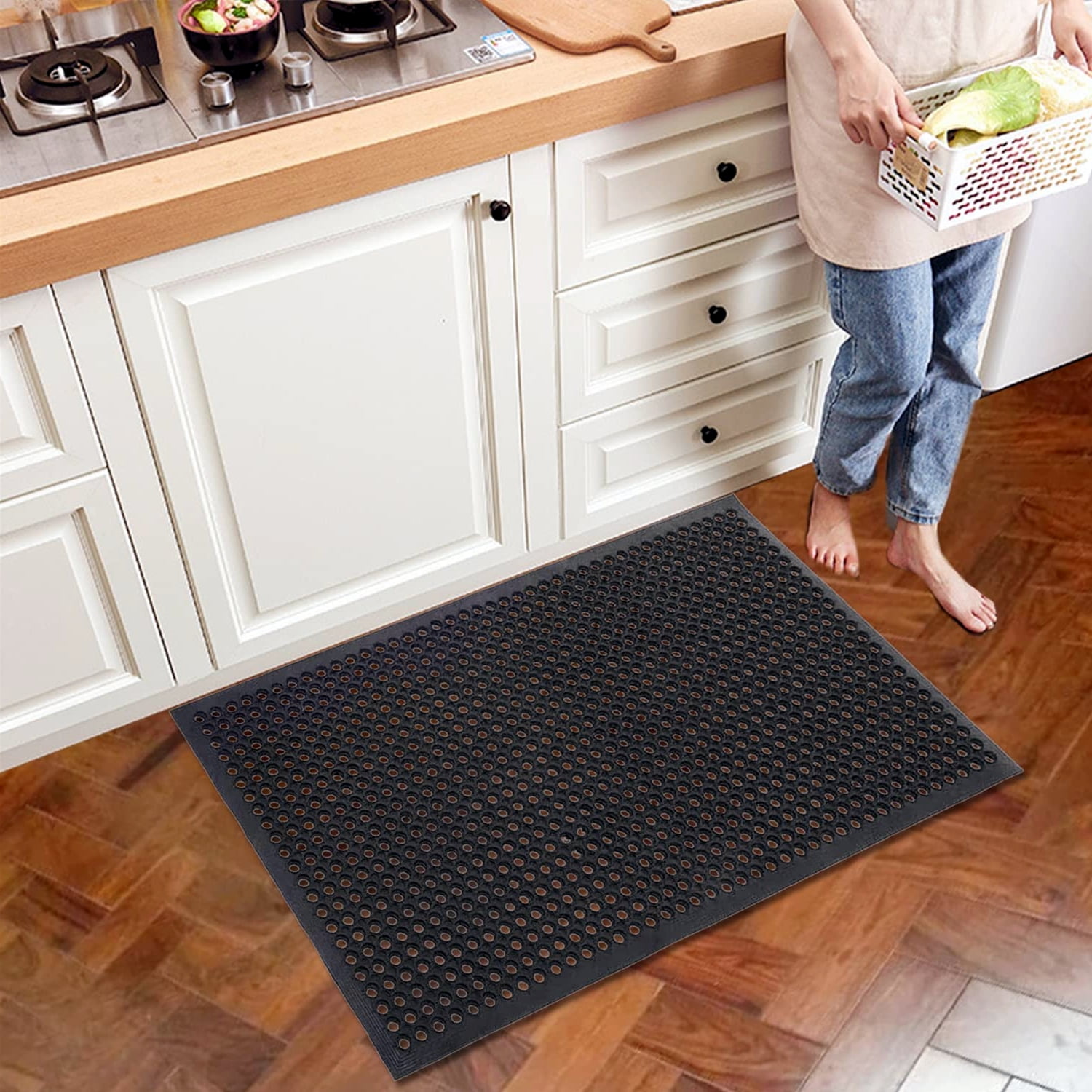 EasingRoom 59" x 35" Anti Fatigue Mat Restaurant Kitchen Floor Mat Bar ...