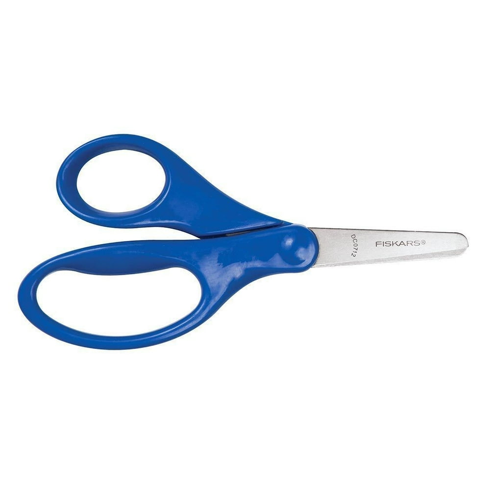Fiskars Blunt-tip Kids Scissors (5 in.), Blue - Walmart.com - Walmart.com