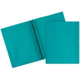 JAM Paper Plastic 2 Pocket POP Folders with Prongs Fastener Clasps ...