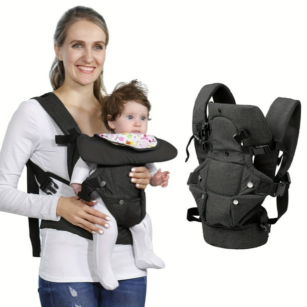 Baby Soft Carrier, Infant Sling Carrier, Baby Wrap, Ergonomic Design, 4 ...