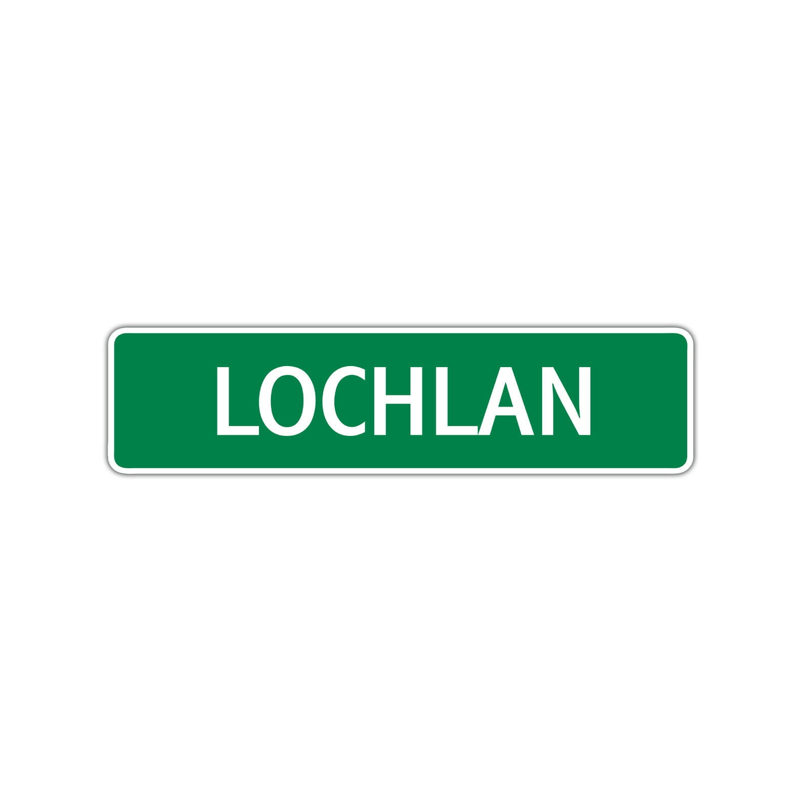 Lochlan Boys Children Name Letter Printed Label Indoor Outdoor Unique ...