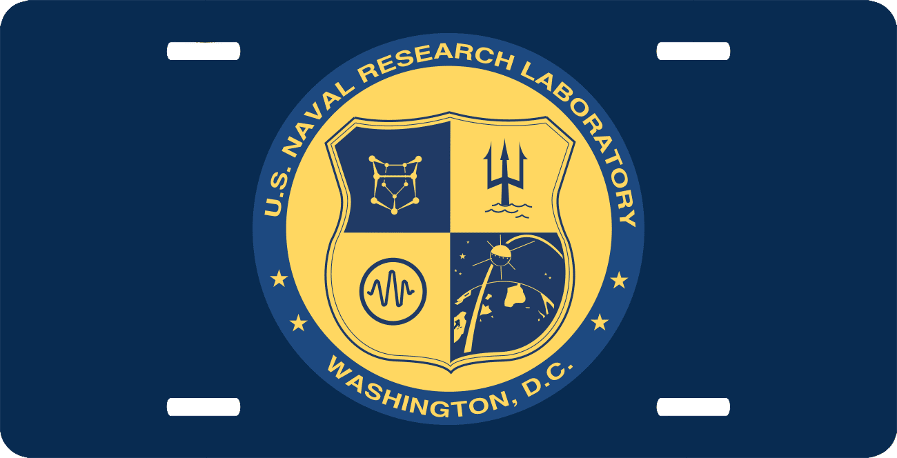 Naval Research Laboratory Logo License Plate - Walmart.com
