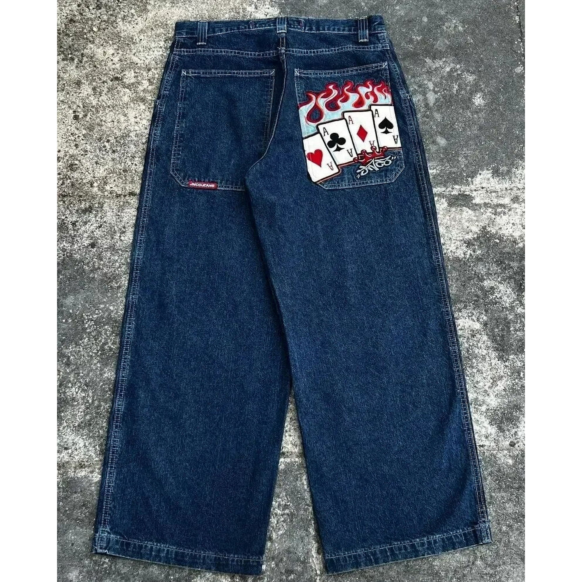 Click here for Zeruo Y2k Baggy Jeans Vintage Jnco High Quality Em... prices