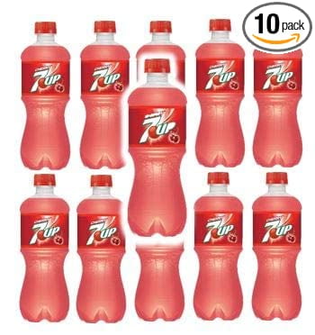7-UP Cherry 20 oz (Pack of 10, Total of 200 FL OZ) - Walmart.com