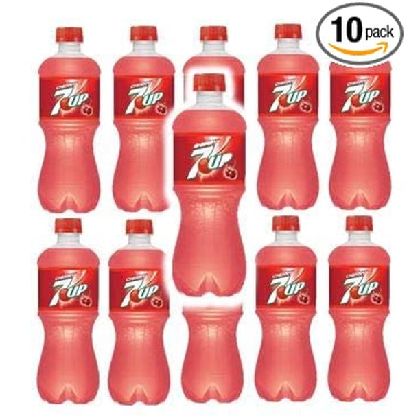 7-UP Cherry 20 oz (Pack of 10, Total of 200 FL OZ) - Walmart.com