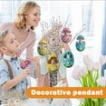 Home Easter Wooden Decor 16pcs, Cute Hanging Ornaments, Mini Signs for ...