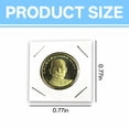 CCOCC 50Pcs Coin Holder,Coin Collection Supplies,Cardboard Coins Flips ...