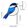 2Pcs The Acrylic Potted Bird Flower Pot Decoration Embellishes Your ...