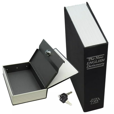 Book Safe with Combination Lock, Ohuhu Dictionary Diversion Book Safe ...