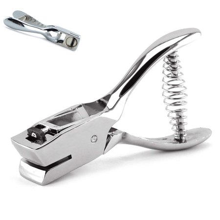 Hole Punch Slot Punch Badge Hole Punch for ID Cards,Hand Held,No Burrs ...