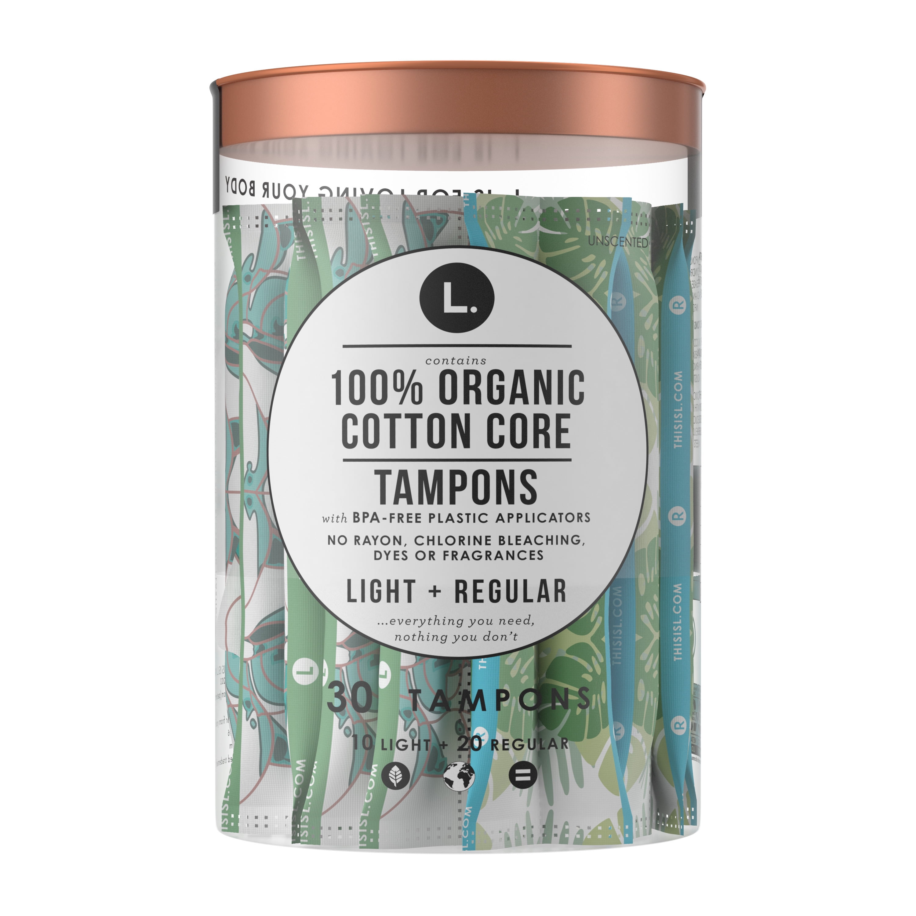 Light Flow Organic Tampons | Shelly Lighting