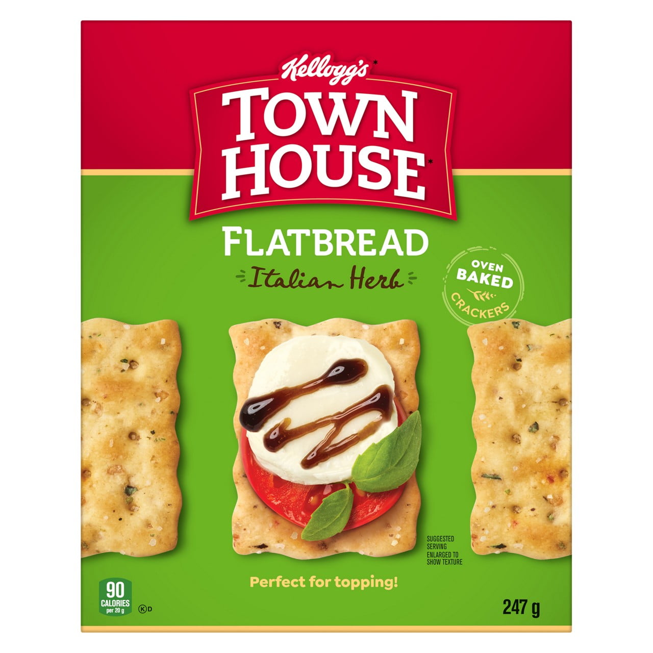 Click here for Town House* Flatbread Italian Herb Crackers 247 G... prices