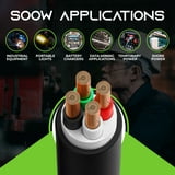 GearIT 6/4 6 AWG Portable Power Cable (100 Feet - 4 Conductor) SOOW ...