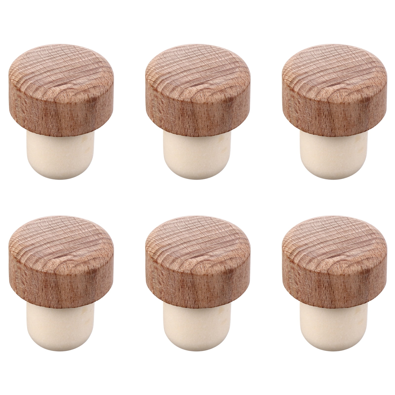 Click here for Shisuyan 6 Pcs Wooden Bottle Plugs Bottle Sealing... prices