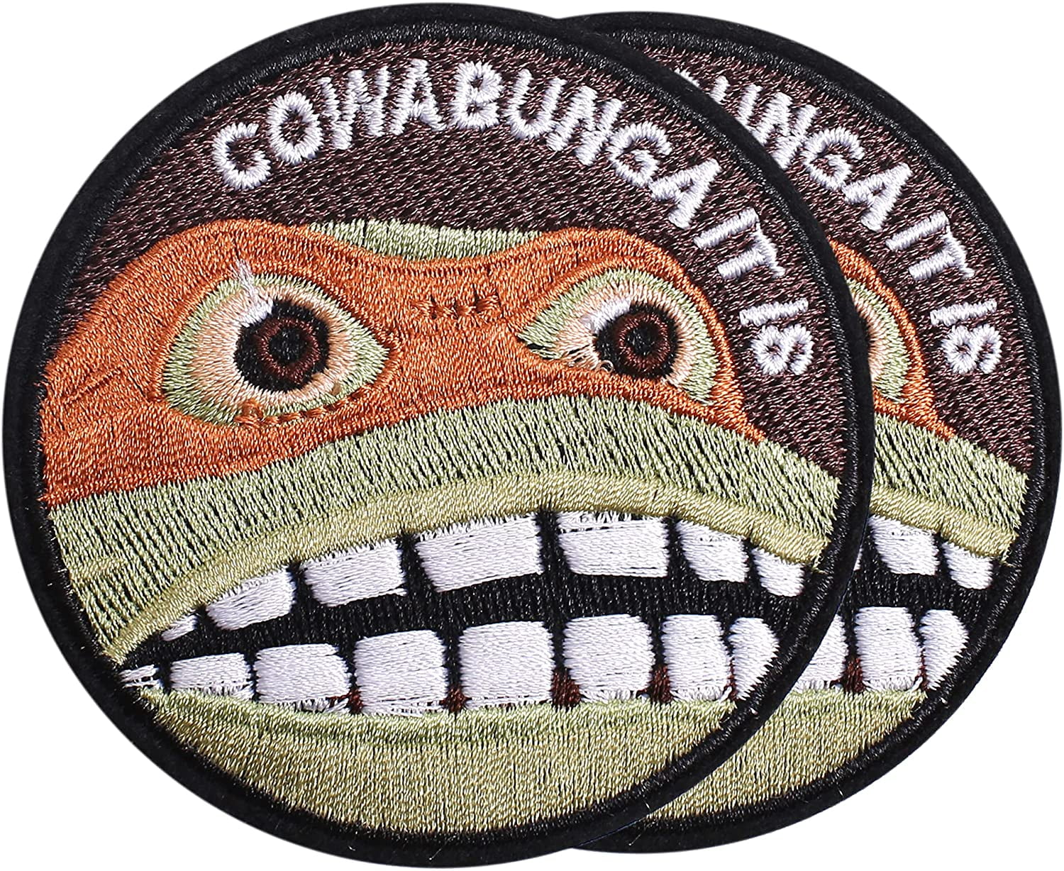 Cowabunga It is Patch Embroidered Applique Badge Iron on /Sew on ...