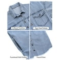 Luvamia Women's Long Sleeve Oversized Denim Jacket, Distressed Button ...