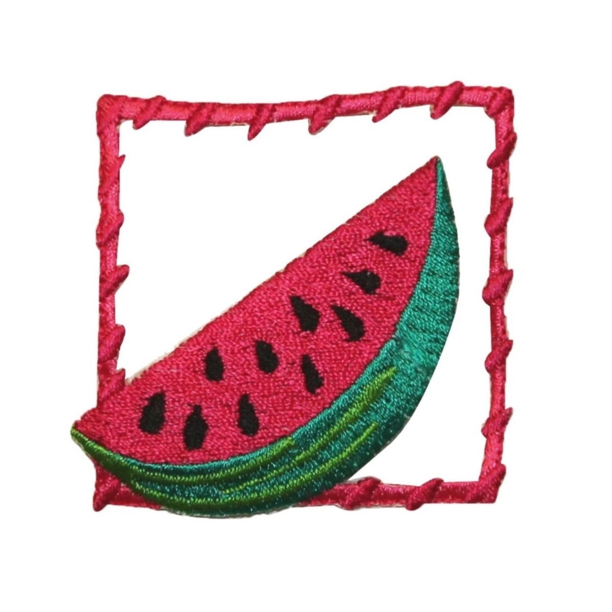ID 1197 Watermelon Portrait Patch Summer Fruit Badge Embroidered Iron ...