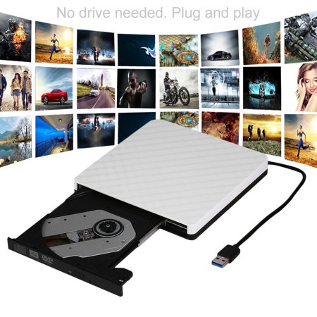 USB 3.0 DVD Burner DVD ROM Player External Optical Drive CD/DVD RW ...