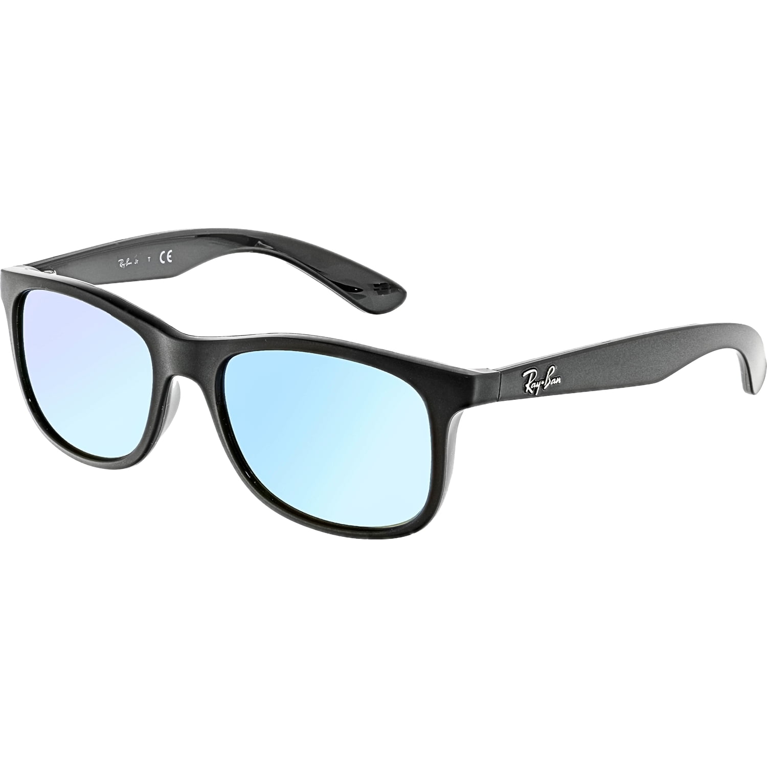 Click here for Ray-Ban Boys Rj9062s-701355-48 Black Rectangle Sun... prices