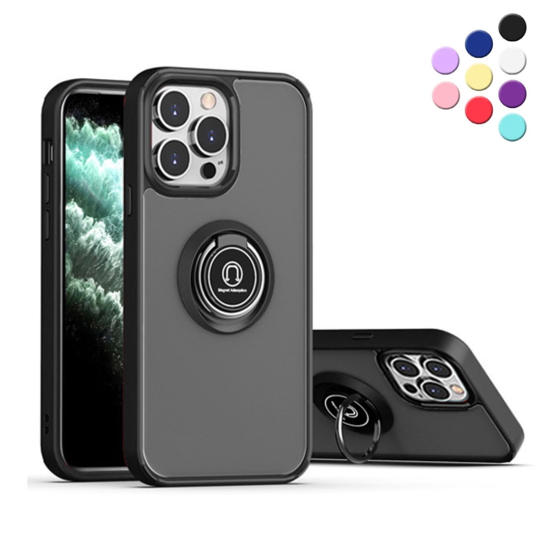 iPhone 12/iPhone 12 Pro Protective Ring Standing Case Rotate Ring Stand ...