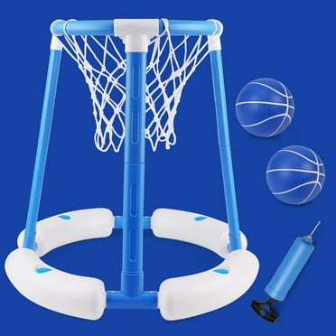 GoSports Splash Hoop ELITE, Deck-Mounted, Adjustable Inground Pool ...