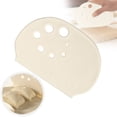 SomWiBe Dough Scraper Set, 2 PCS Non-Stick Bench Scraper with Double ...