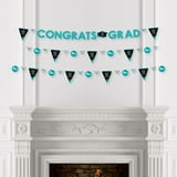 Big Dot of Happiness Teal Grad - Best is Yet to Come - Turquoise Party ...