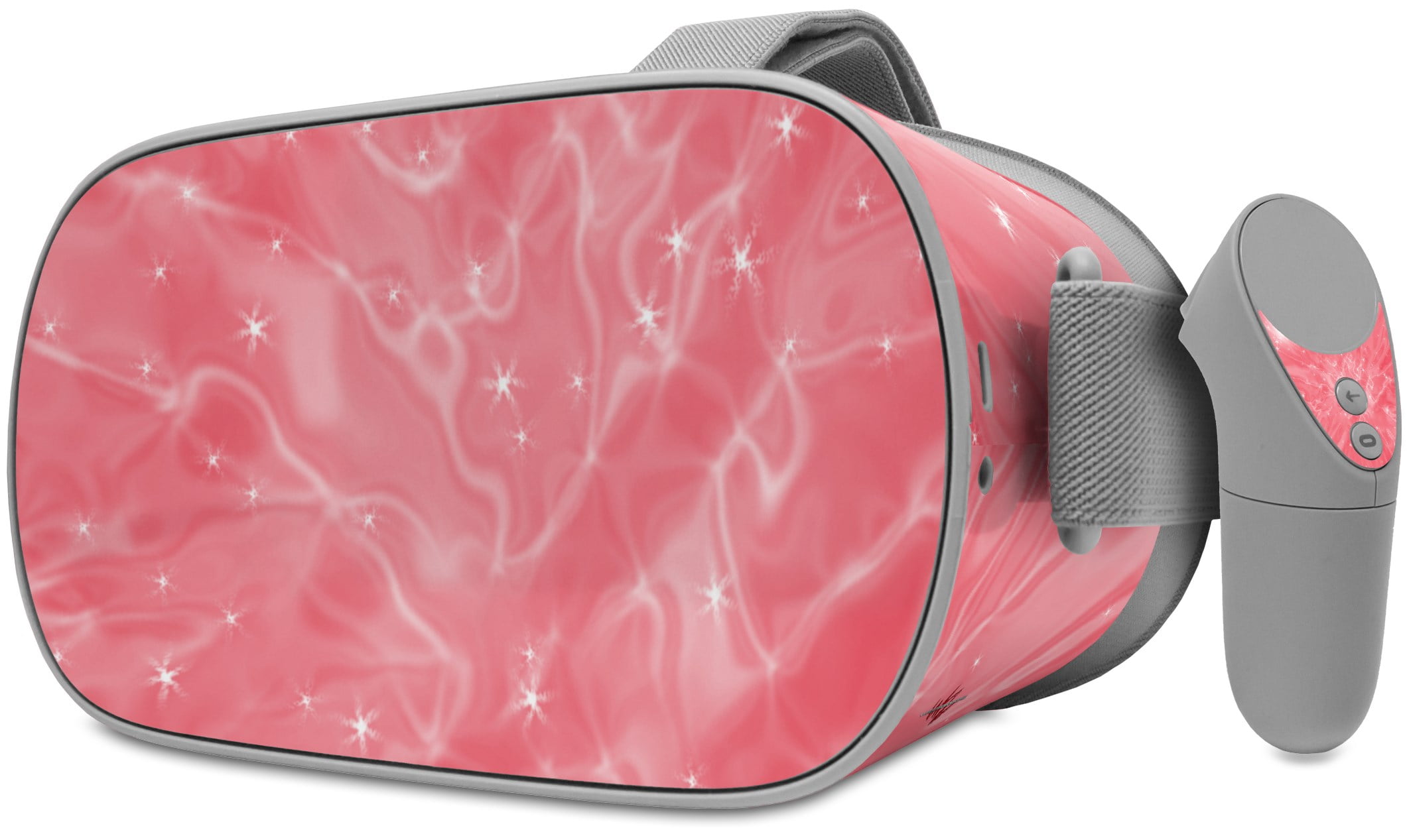 Decal style Skin Wrap compatible with Oculus Go Headset - Stardust Pink ...