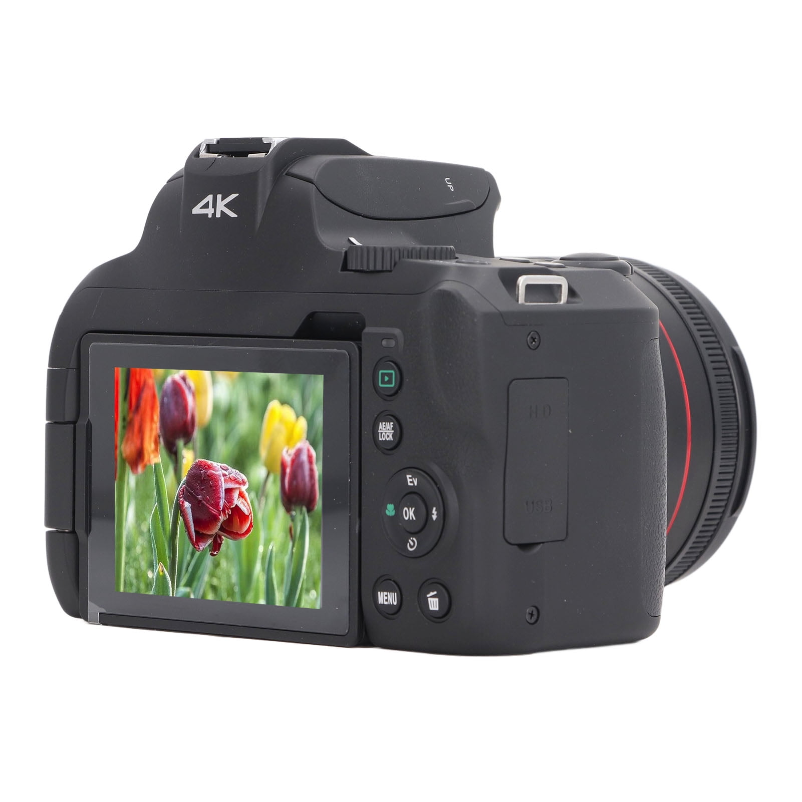 Cámara Vlogging ANGGREK 4K WIFI 12X Antivibración | Walmart en línea