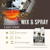 PetraTools SuperMax Mulch Glue - Landscape Adhesive, Small Gravel ...