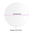 KOHAND 10 Pack 10 inch Clear Acrylic Discs, Transparent Acrylic Round ...