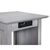 AFI Nantucket End Table with Charging Station, Driftwood - Walmart.com