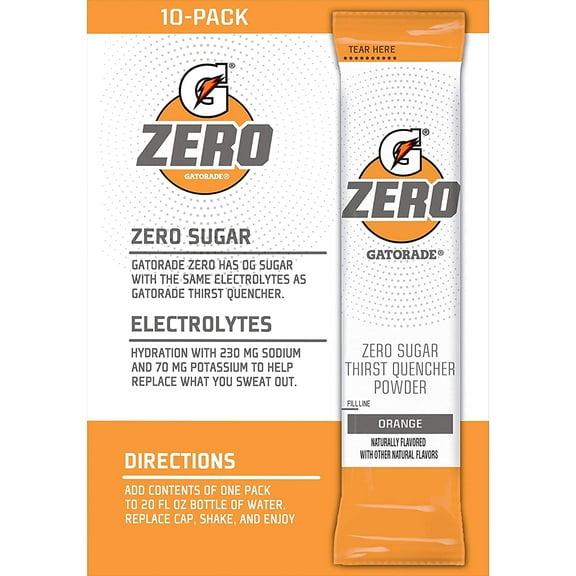 Gatorade Zero Powder Packets, Hydration Mix, Variety Pack, Fruit Punch ...
