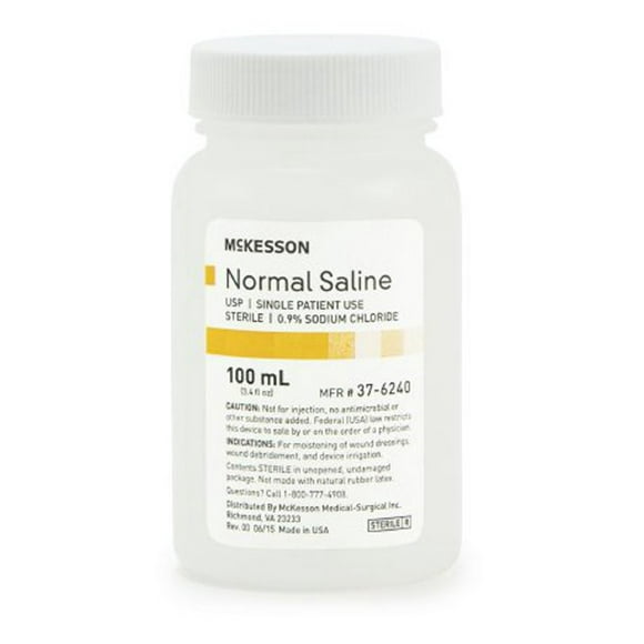 Normal Saline Bottle