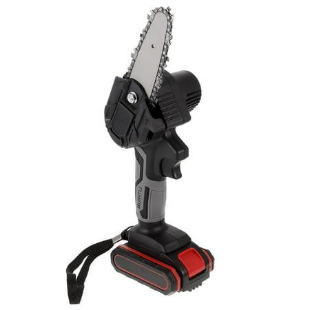 4 Inch 26V Cordless Mini Chainsaw Multifunctional Rechargeable Battery ...