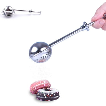 Retractable Stainless Steel Flour Duster- Food Grade, One-Handed ...