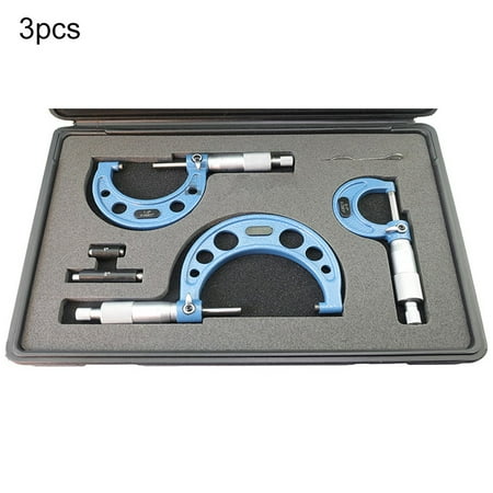 3Pcs Micrometer Outside Diameter Measurement Tool Mechane Gauges ...