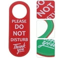 HOKARUA Do Not Disturb Door Sign Please Knock Room Sign Door Knob Sign ...