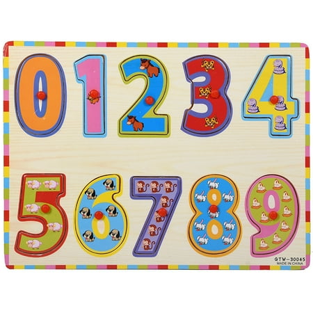 Homeex Number Shape Puzzle Plastic Puzzle Baby Toys 12 Style - Walmart.ca