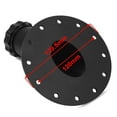 Fuel Cell Fast Fill Filler Neck Aluminum 45 Degree 12 Bolt Flange ...