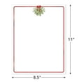 Great Papers! Foil Mistletoe Letterhead, 8.5” x 11”, Printer Friendly ...